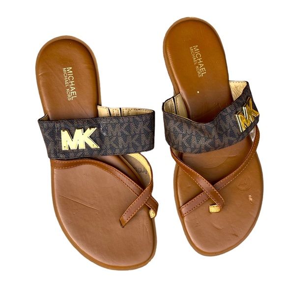 Michael Kors | Shoes | Michael Kors Gently Used Maybe Worn Twice Brown ...